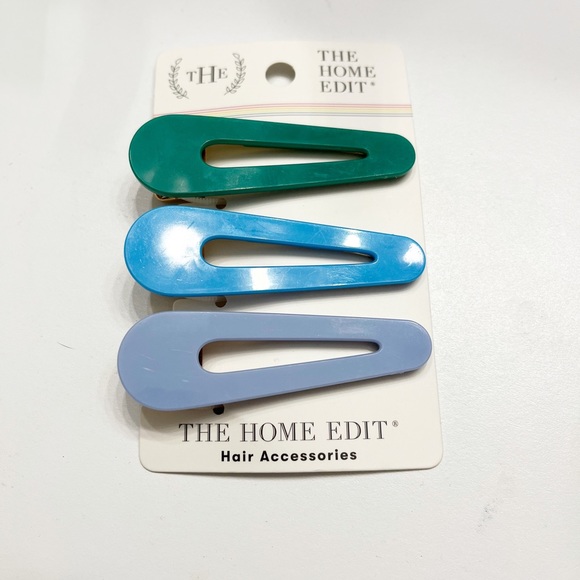 The Home Edit | Accessories | The Home Edit Salon Hair Clips Blue ...